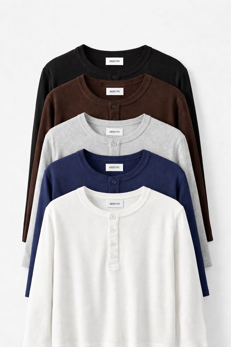 The Long Sleeve Henley System – Archetype